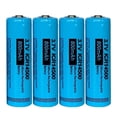 PKCELL 4Pack ICR14500 3.7V 800mAh Li-ion Rechargeable Battery - Walmart.com