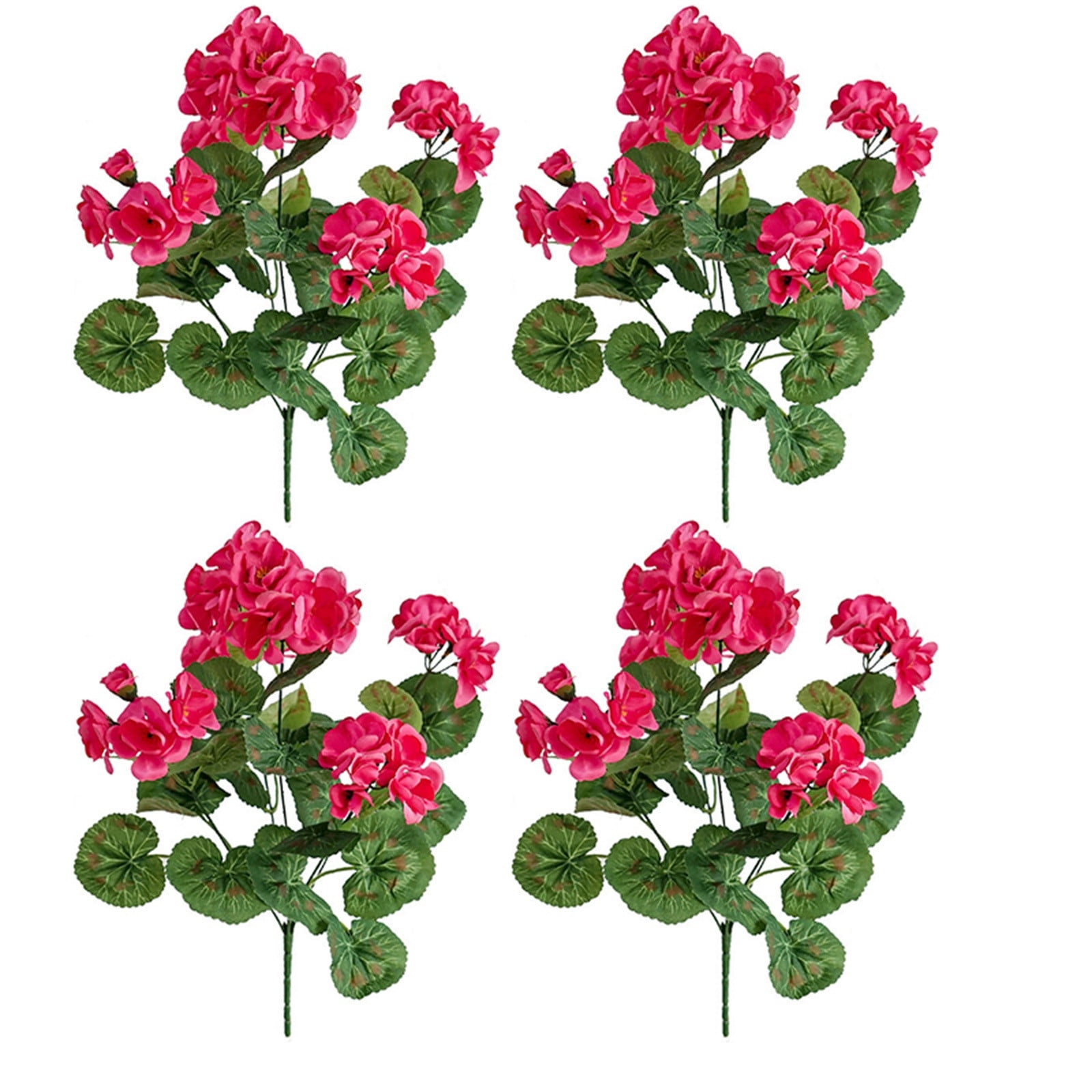 4pcs/Pack Artificial Flowers Fake Flowers Simulated Haitang Flower ...