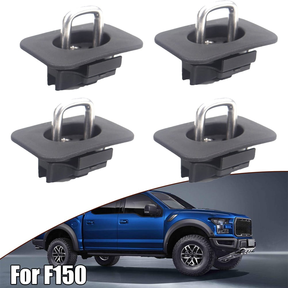 4pcs Pickup Tie Down Anchors Retractable Rear Trunk Side Wall For Ford ...
