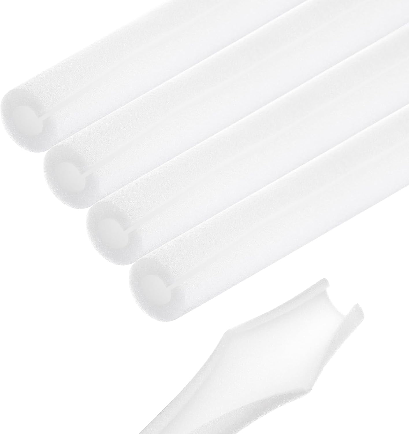 4pcs Pipe Insulation Foam Tube 3/4" ID x 1-9/16" OD 3ft Heat ...