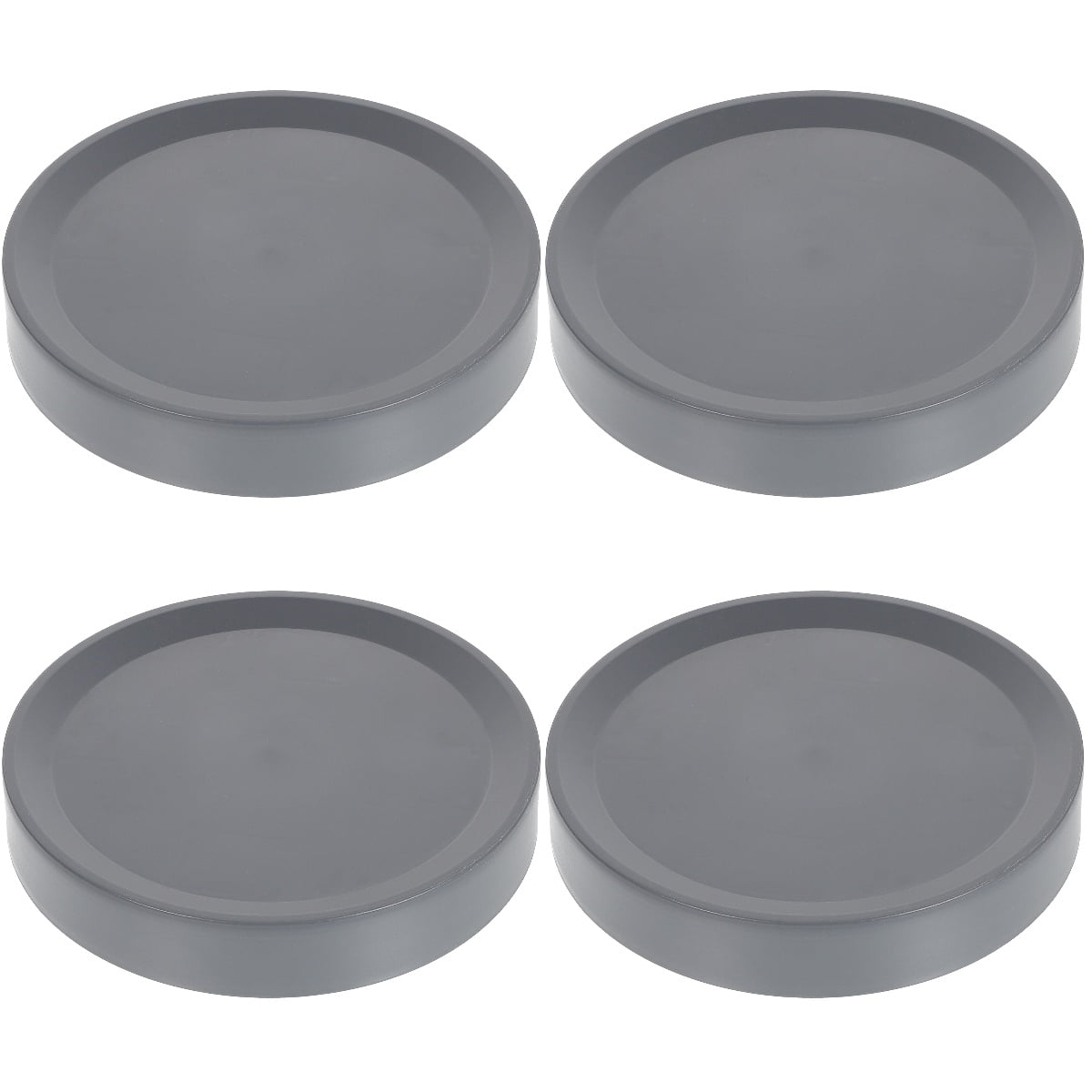 4pcs Plant Rolling Stand Pot Trolley Wheeled Planter Saucer Tray ...