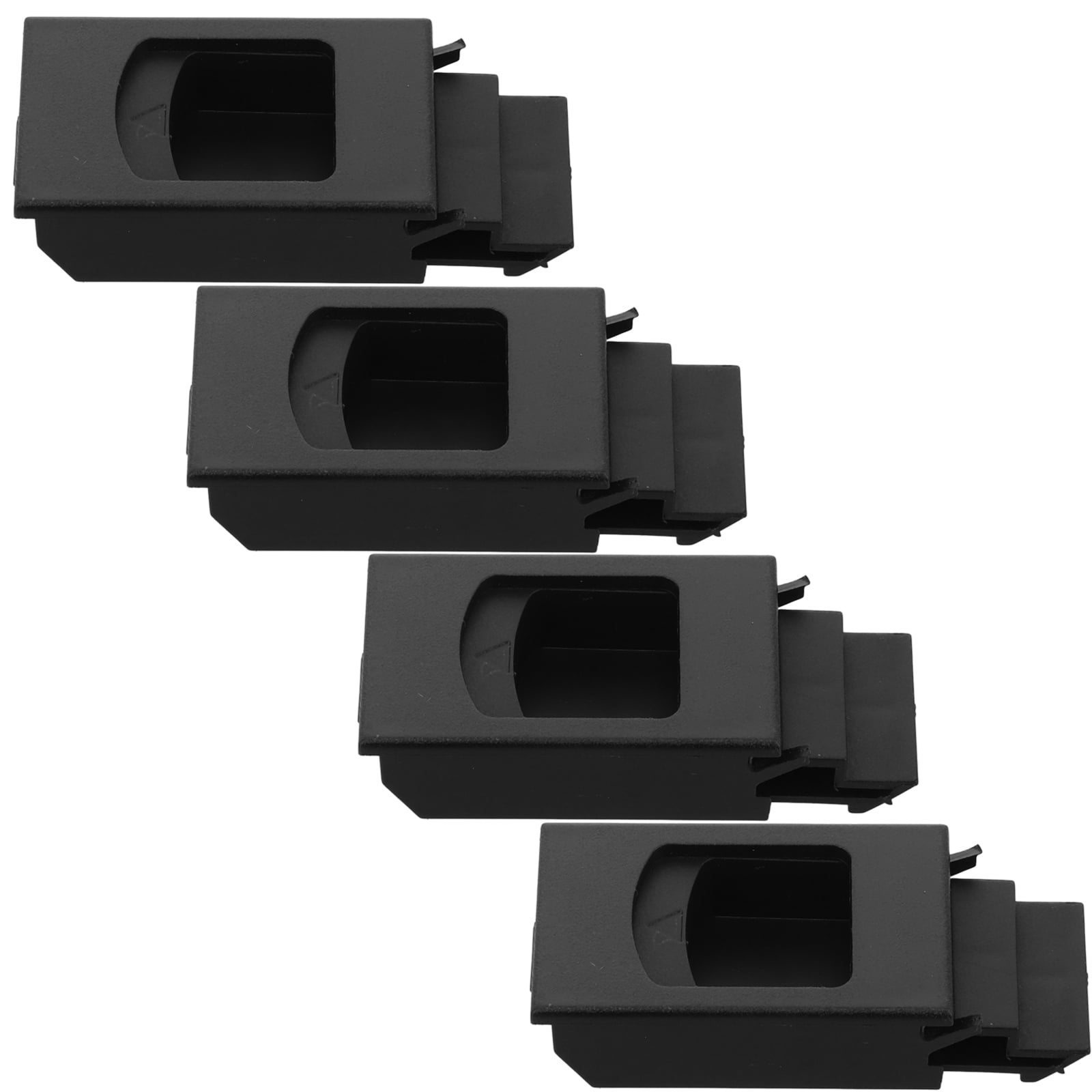 4pcs Plastic Door Latch Window Slide Latch Push Catch Latch Inside Pull ...