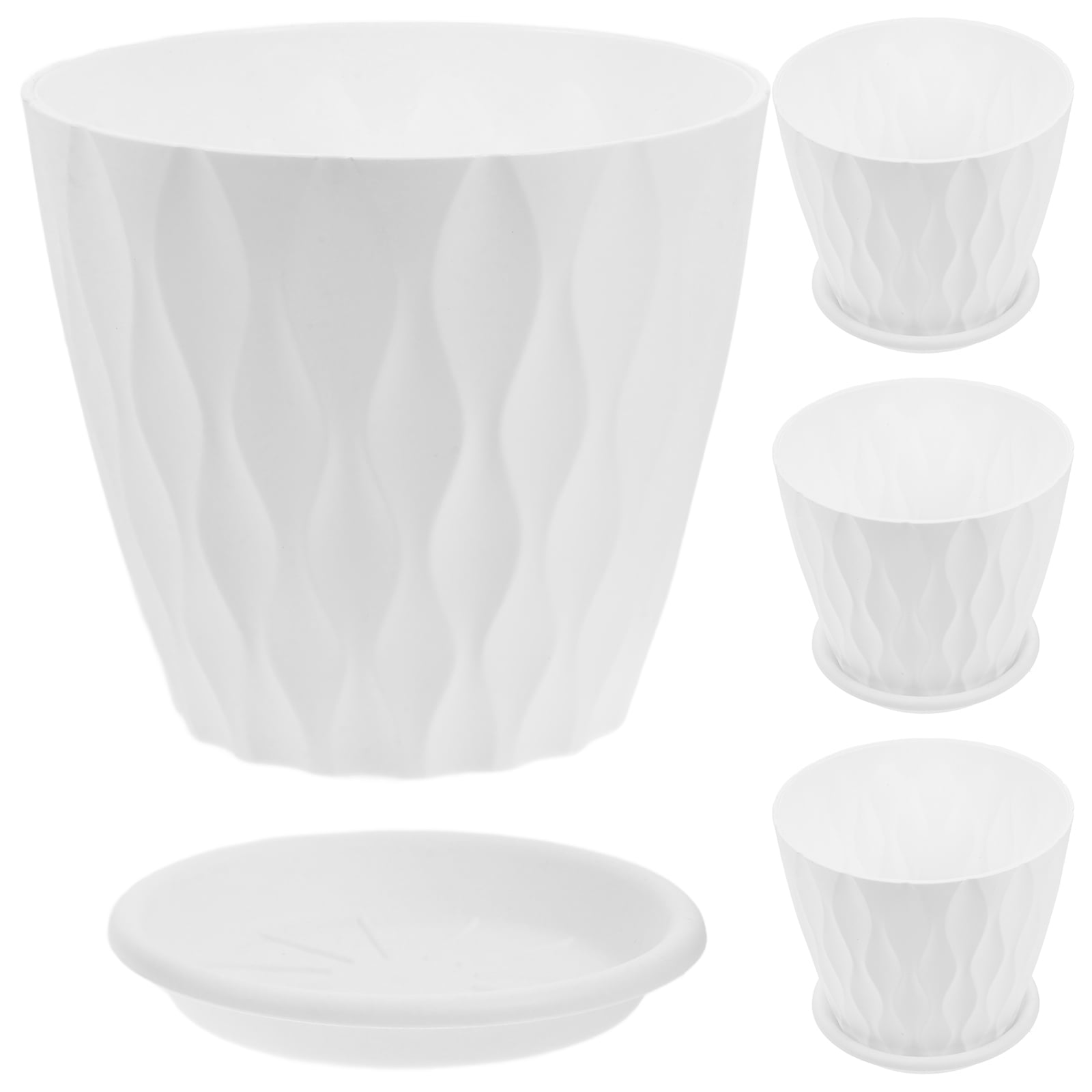 4pcs Plastic Plant Pot Bonsai Planter Pot Plant Nutrient Cups ...