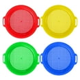 4pcs Plastic Sand Sieves - Beach Toys for Kids, Lightweight, with ...