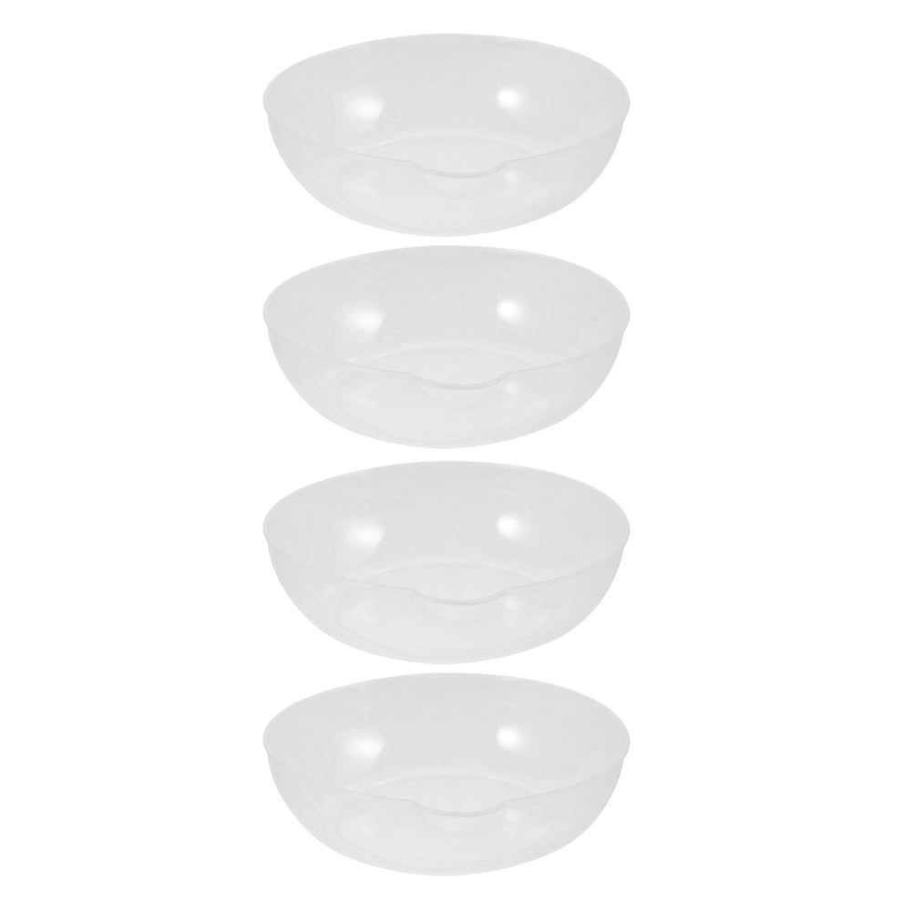 4pcs Plastic Weighing Bowls Reusable Serving Tray Digital Scale ...