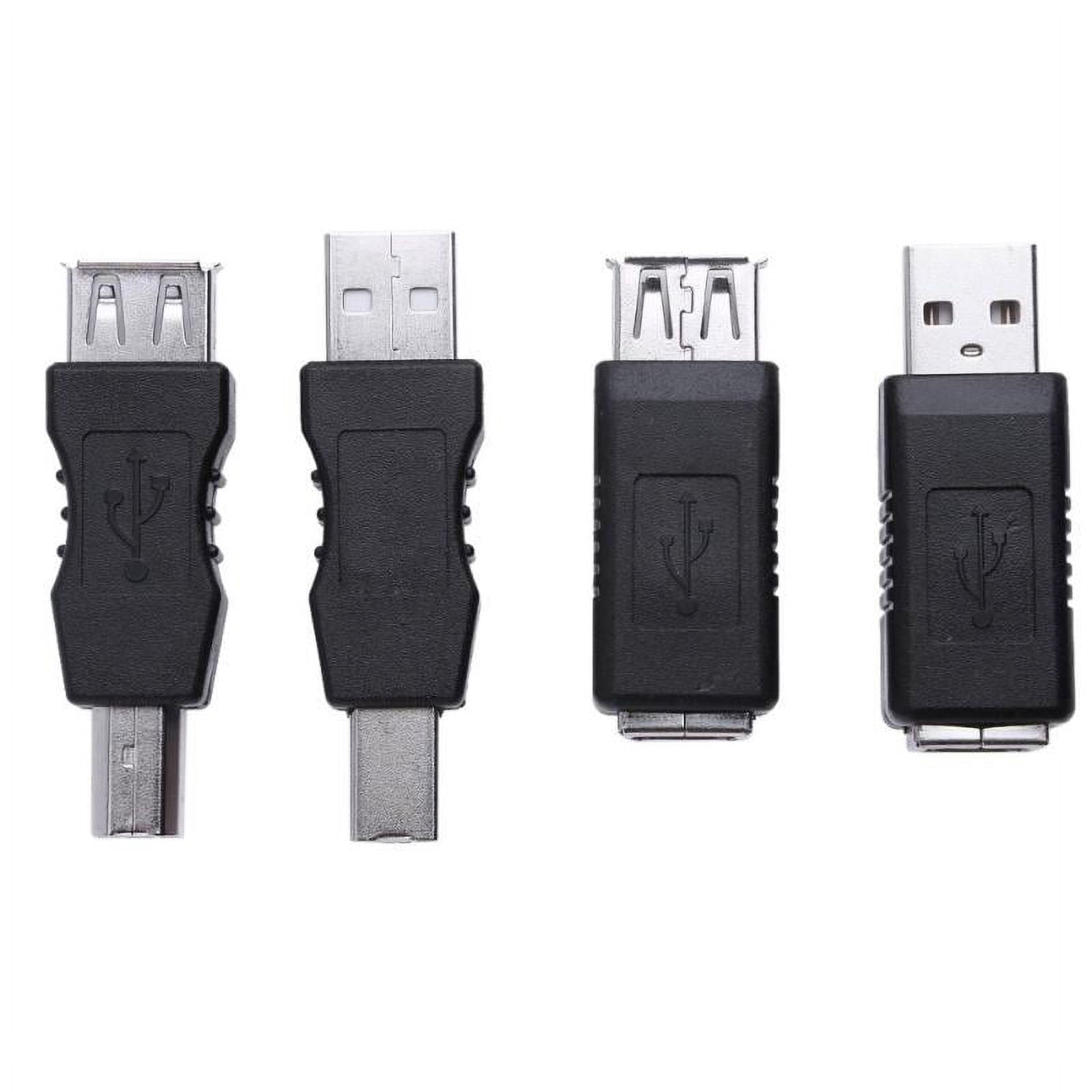 4pcs Printer USB Connector USB 2.0 Type A Female to Micro B Male ...