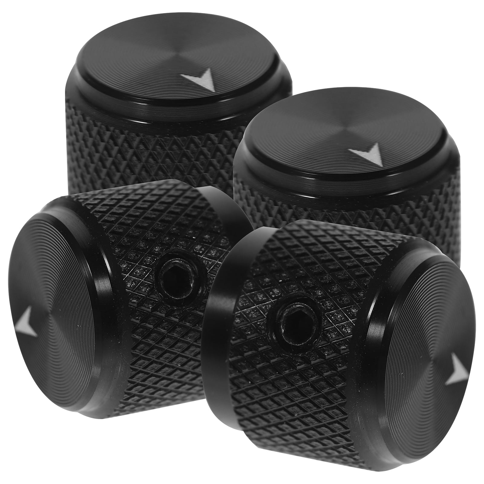 4pcs Professional Electric Guitar Bass Volume Knobs Metal Potentiometer ...