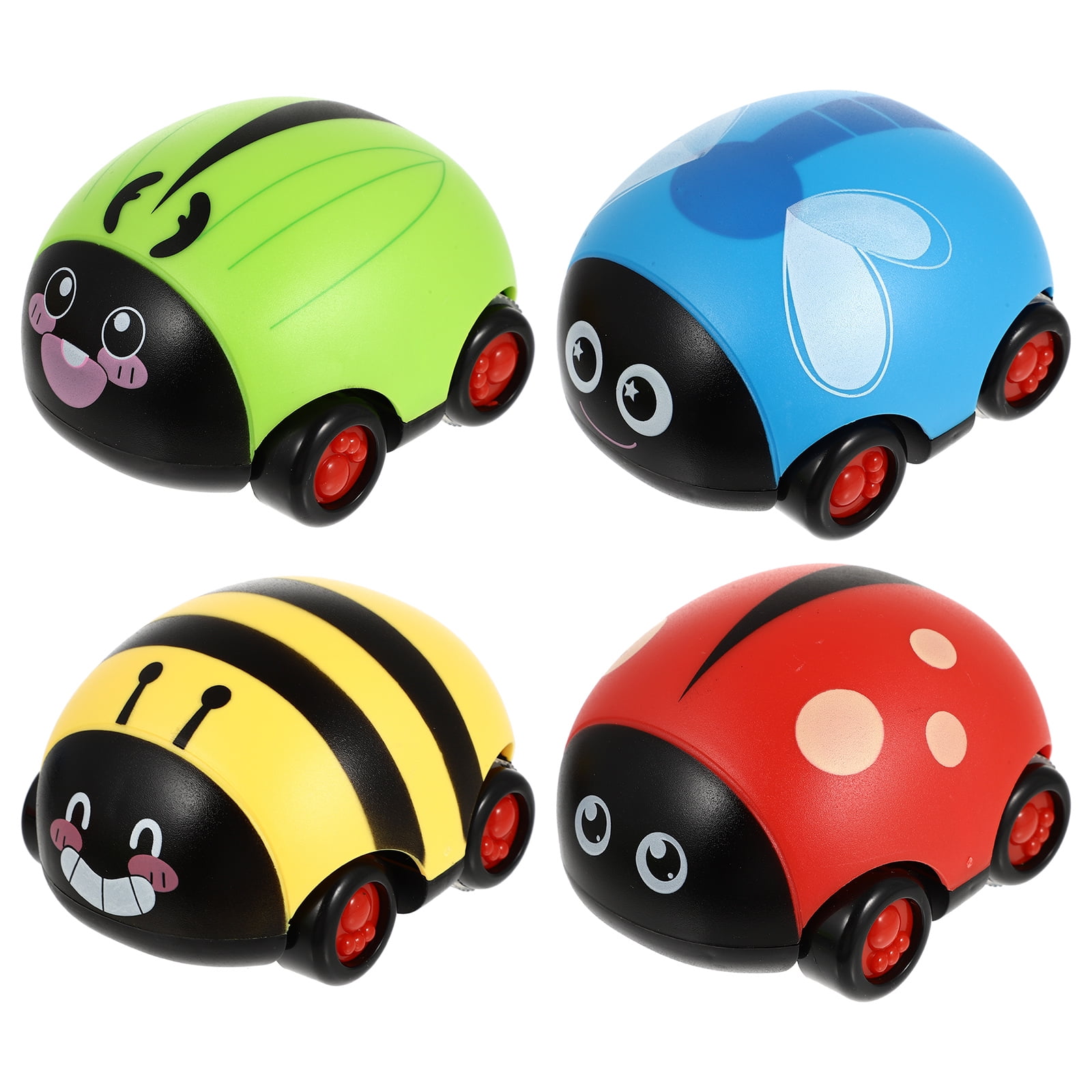 Moluckfu Children Mini Toy Vehicles 4Pcs 3.5*3*2in - Walmart.com