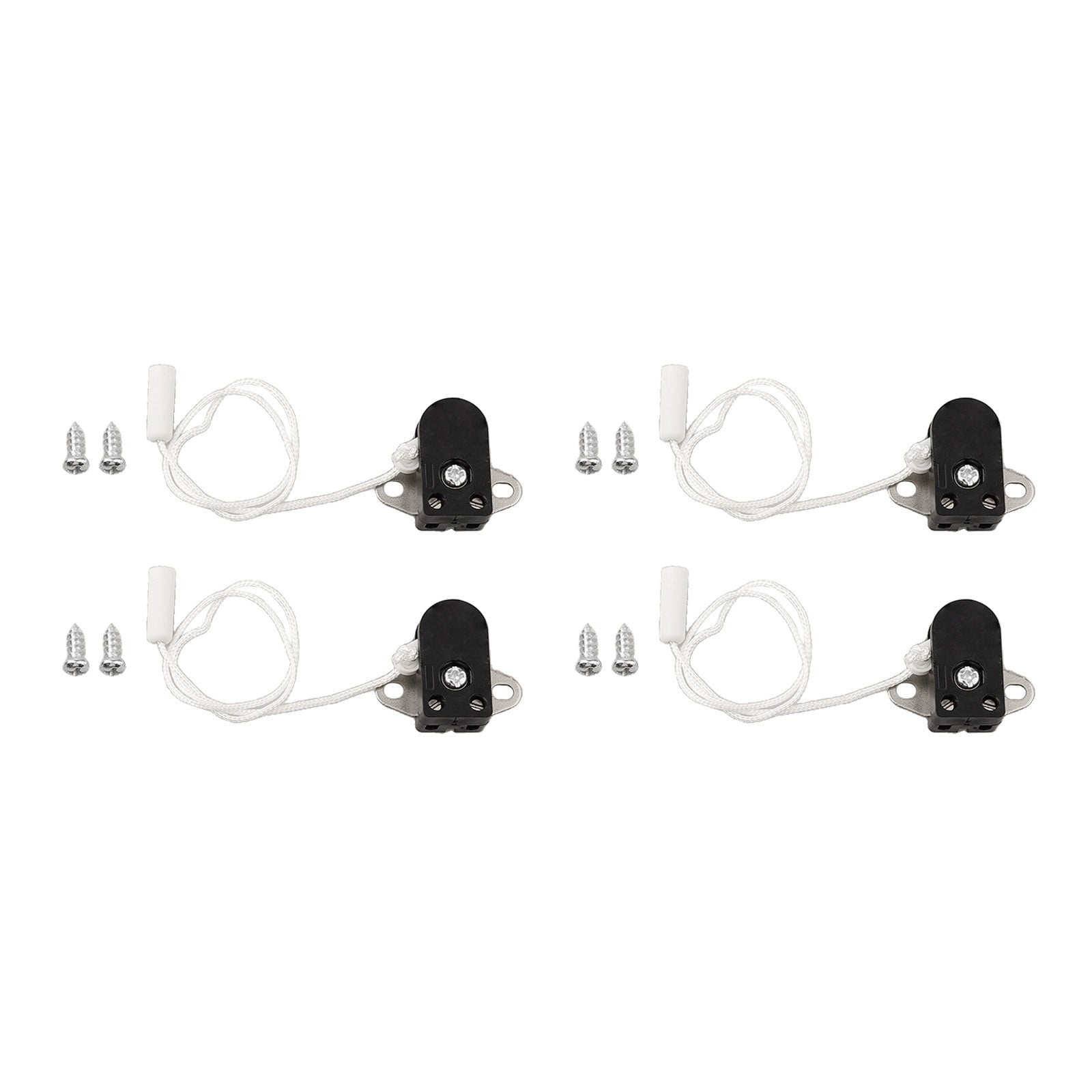 4pcs Pull Switch On/Off With Cord 250V 2A For Wall Lamp Bedside Lamp ...