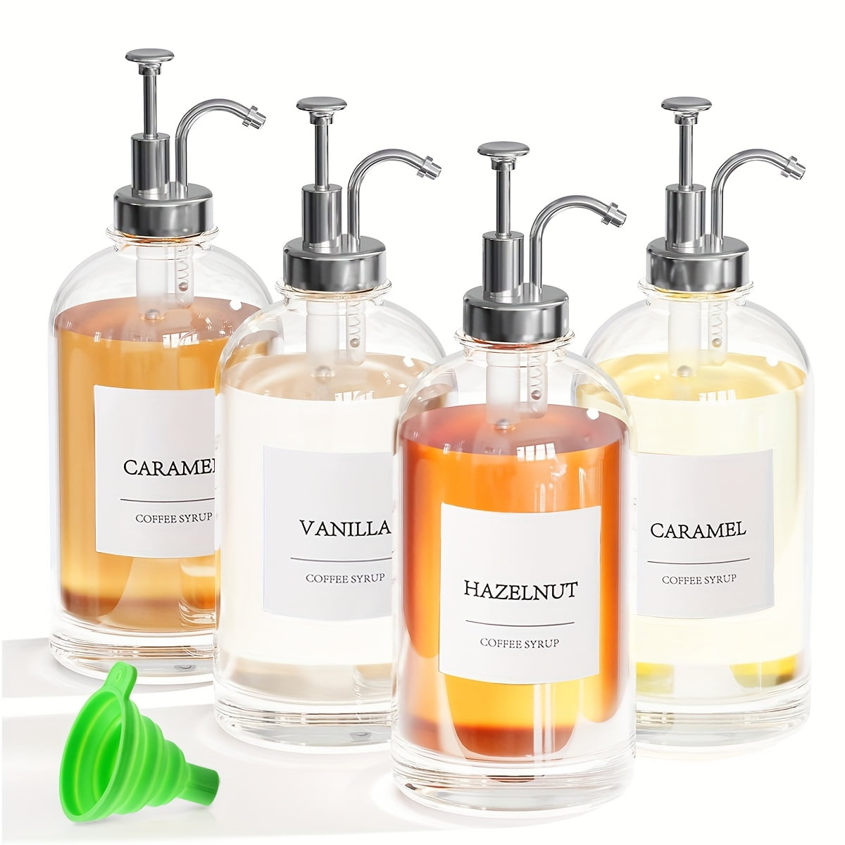 4pcs Pump Bartending Tool Set, Glass Sealed Against Oxidation, Bpa Free ...