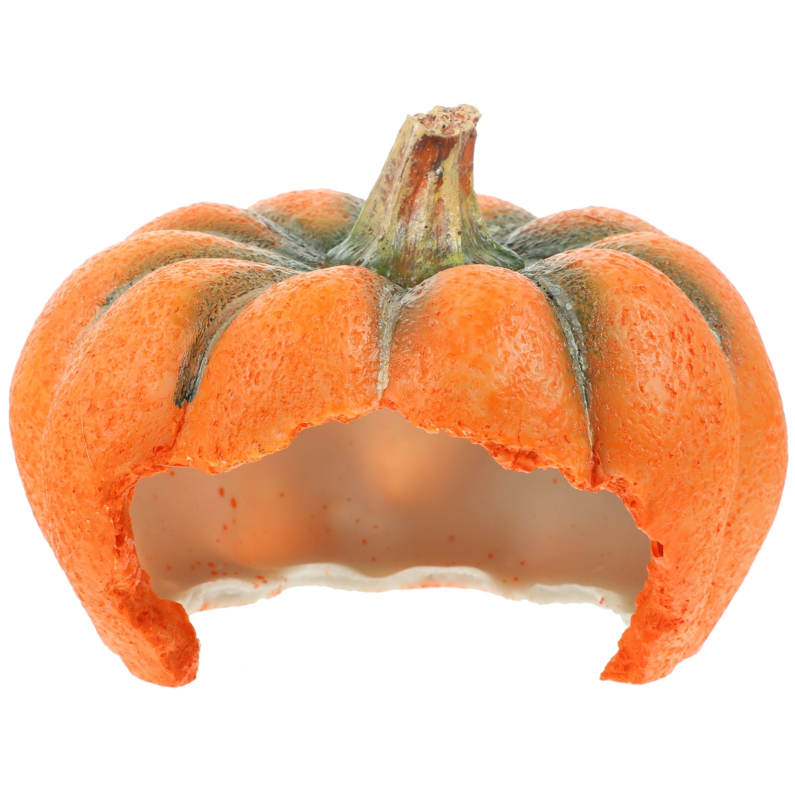 4pcs Pumpkin Shaped Fish Cave Resin Pumpkin Shrimp Cave Decorative ...