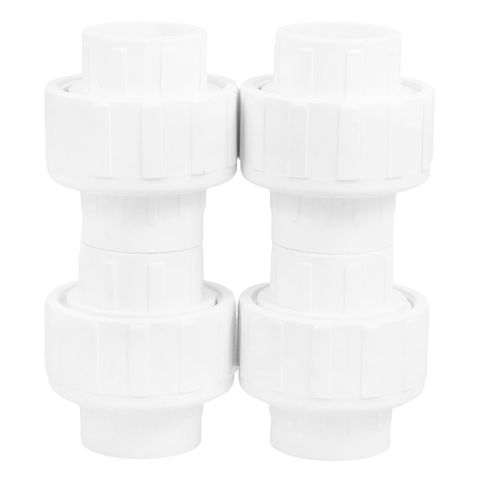 4pcs Pvc Union Coupling Adapter Water Irrigation Pipe Adapter Pvc ...