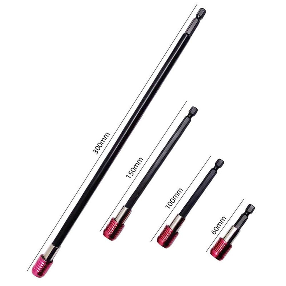 4pcs Quick Release Locking Socket Extension Bar Rod Set Kits 1/4 Inch ...