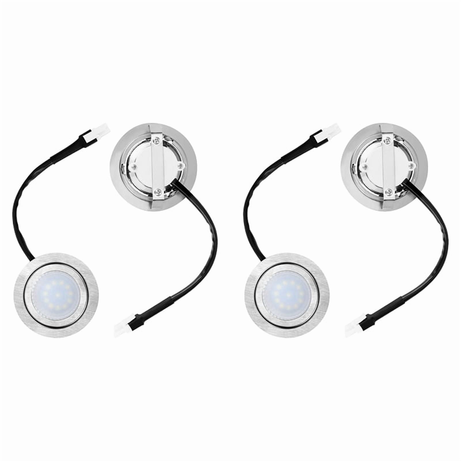 4pcs Range Hood Light Bulbs, Stainless Steel Range Hood LED Light ...