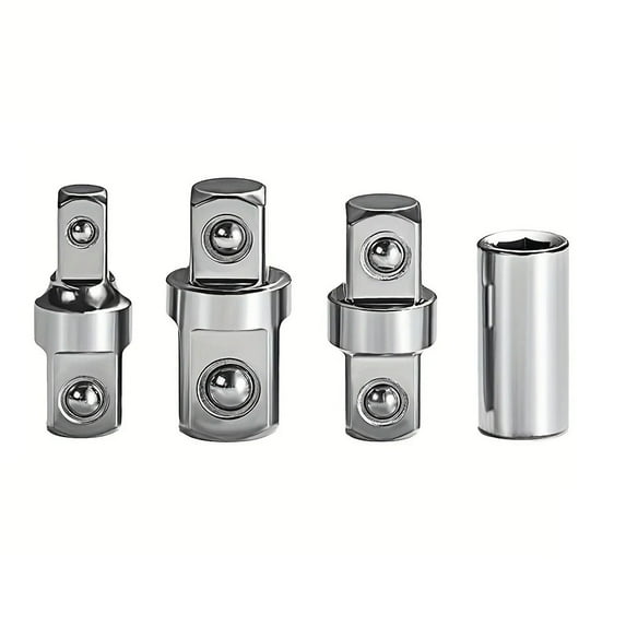 4pcs Ratchet Wrench Socket Adapter and Reducer Set Chrome Vanadium ...