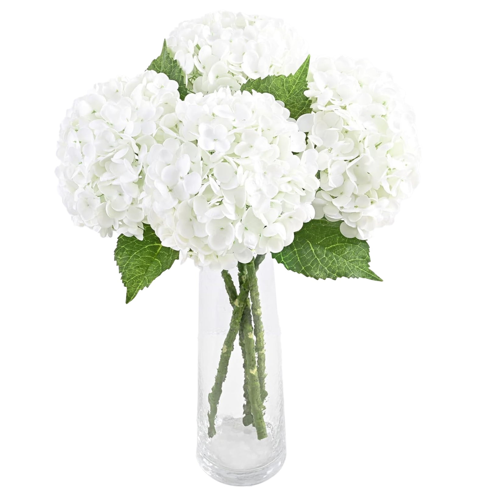 4pcs Real Touch Hydrangea Artificial Flowers, Full Latex Fake ...