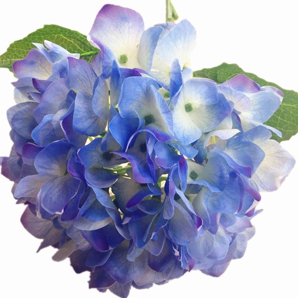 4pcs Real Touch Hydrangea Flower Latex Hydrangea Fake Single Large Size ...