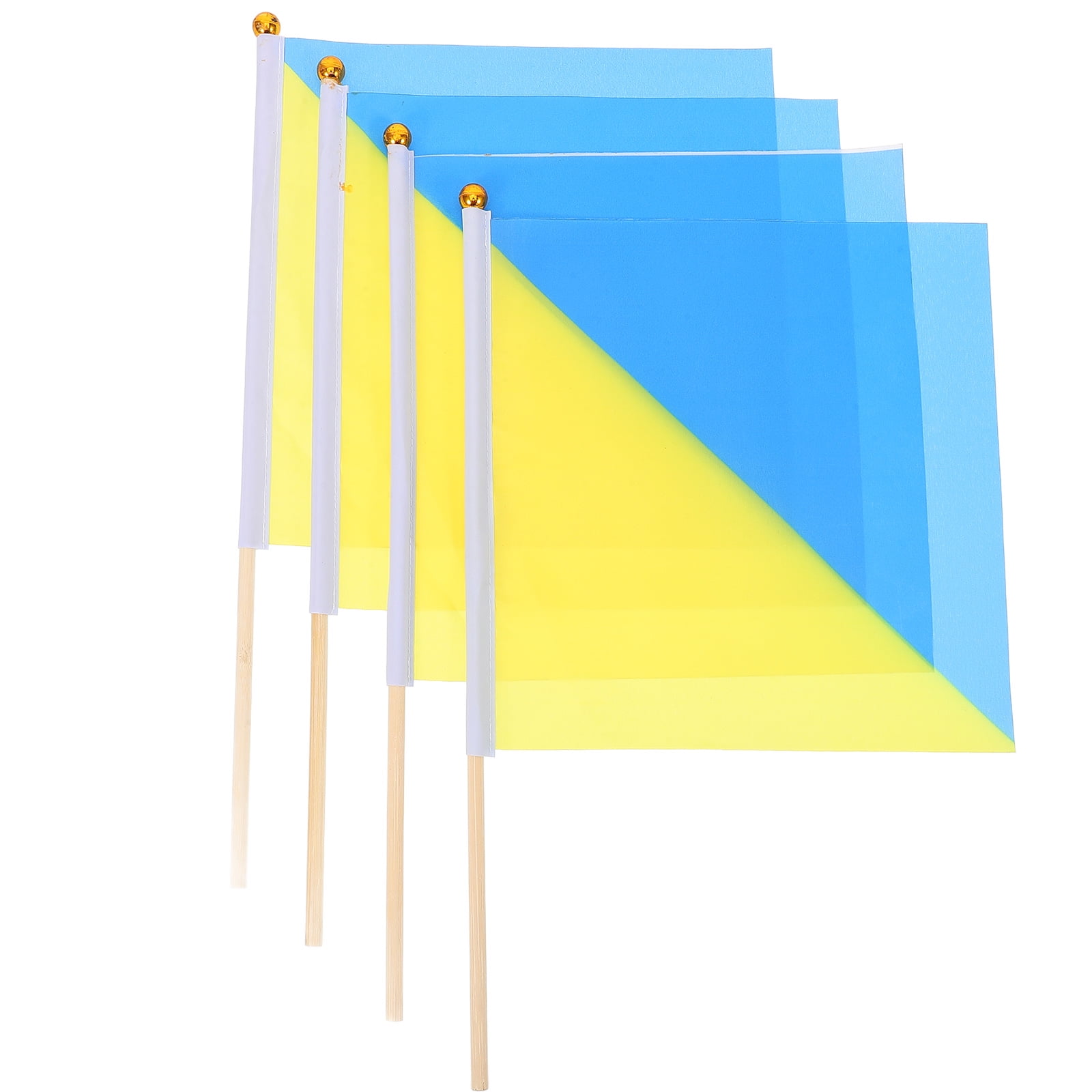 4pcs Referee Commanding Flag Commanding Signal Flags Race Conducting Flags Commanding Flags ...