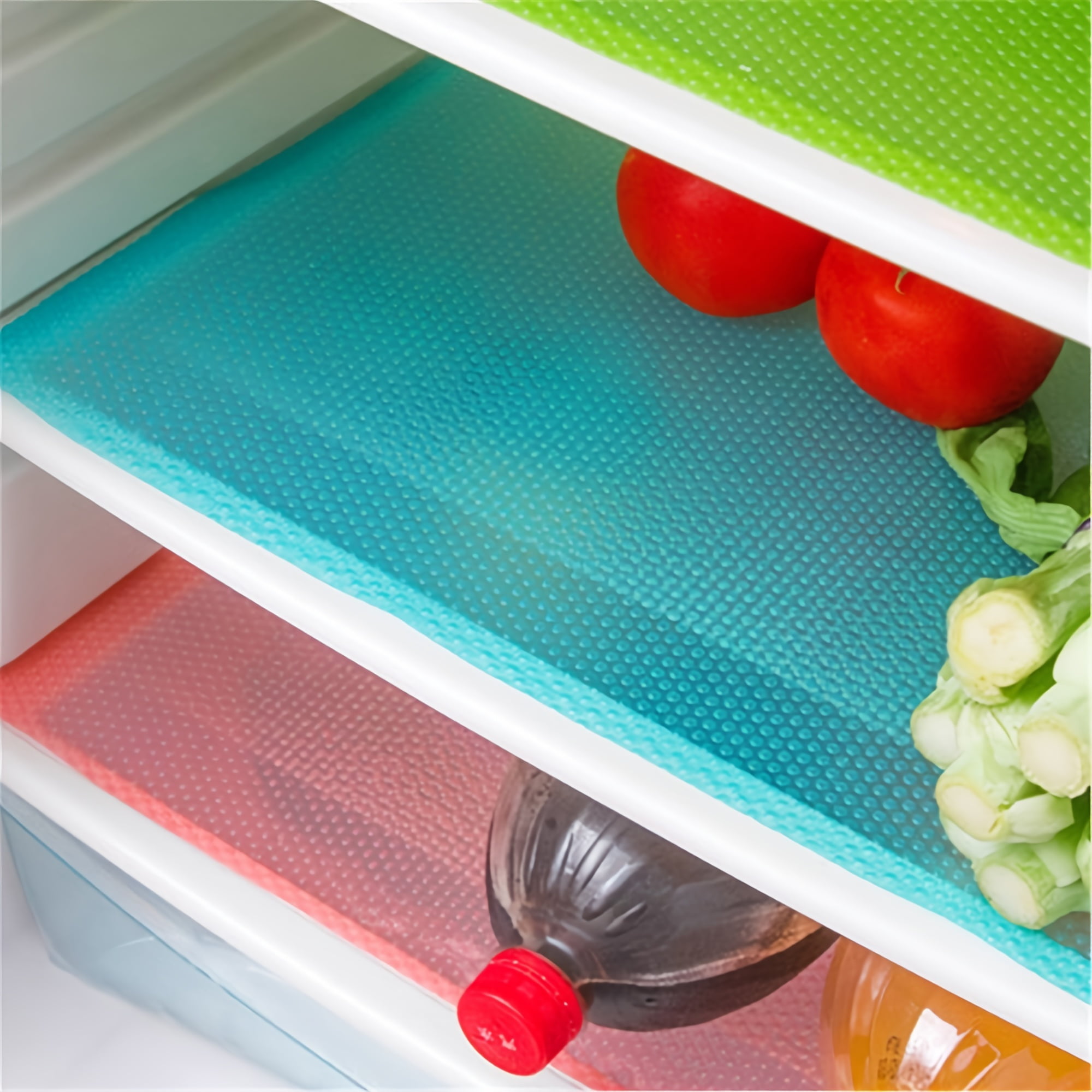 4pcs Refrigerator Liners Mats: Washable, Waterproof & Oilproof ...