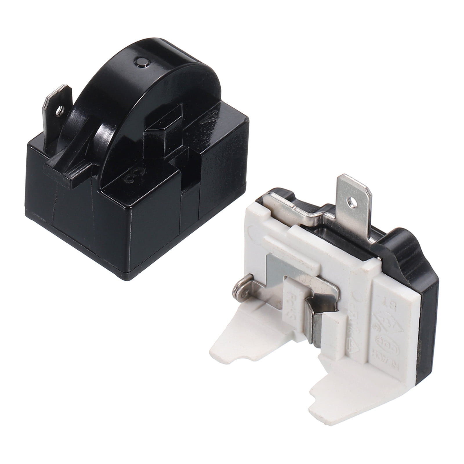 Uxcell 4Pcs Refrigerators PTC Starter Relay 1 Pin 4.7 Ohm Overload ...