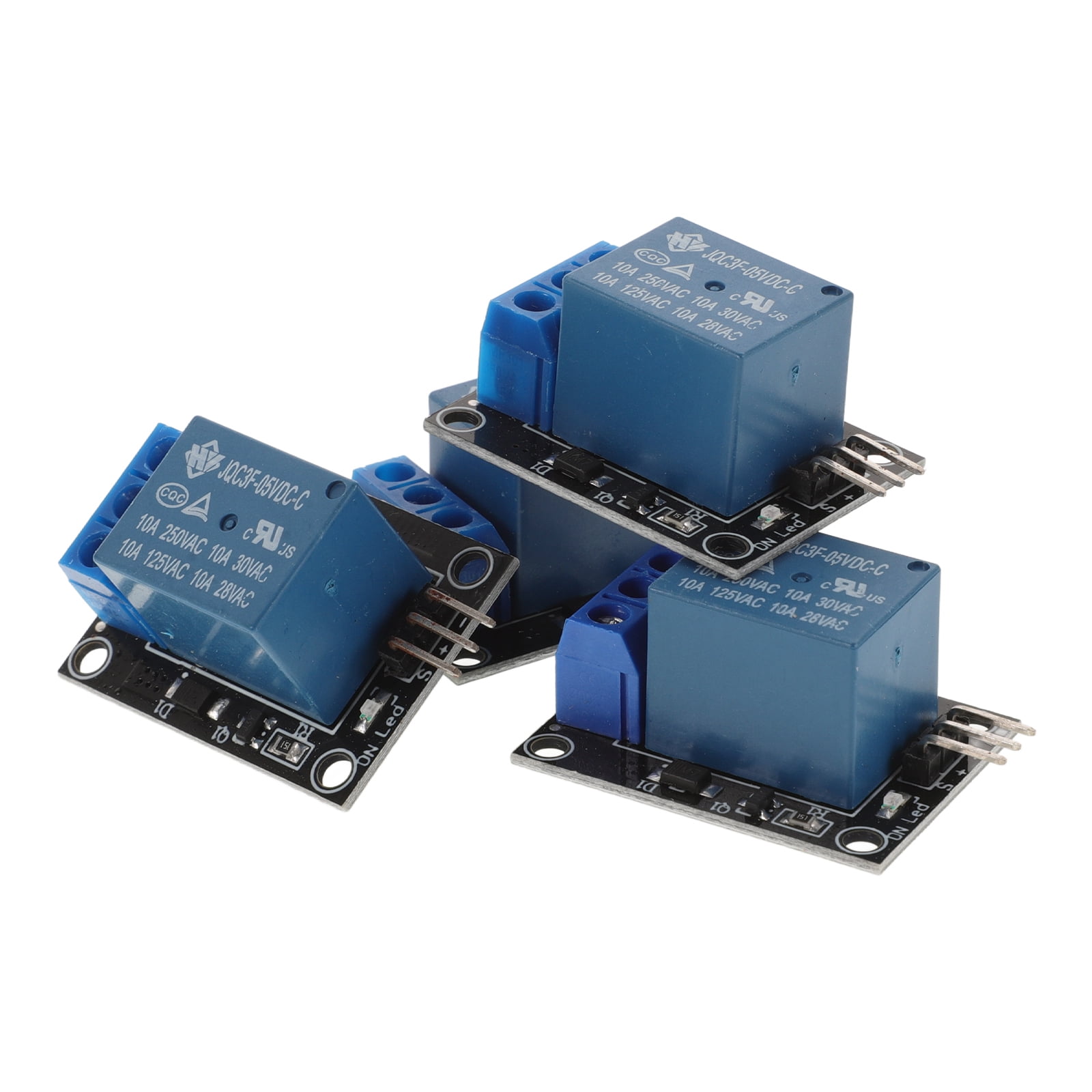 4pcs Relay Module For Single-chip Microcomputer Single Channel Relay ...