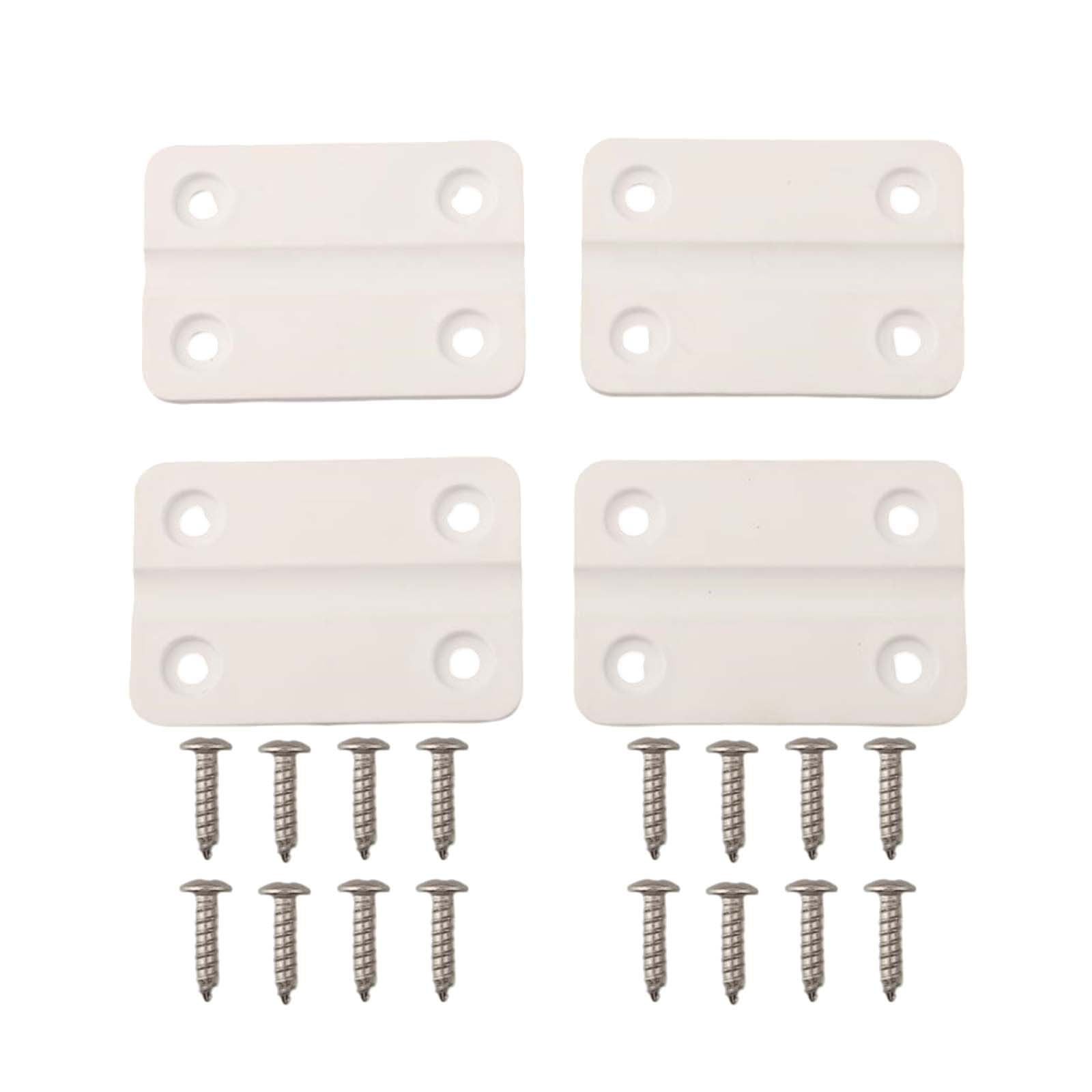4Pcs Replacement Hinges For Igloo Cooler Box White Plastic Hinges With ...