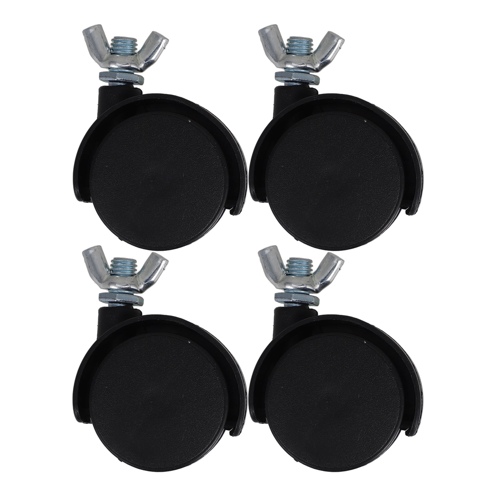 4pcs Replacement Wheels for Chair and Rolling Cart Heavy Duty Swivel ...