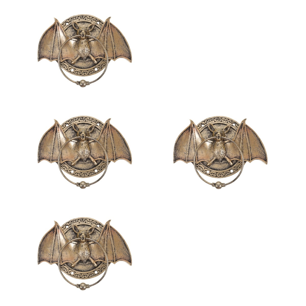 4pcs Resin Bat Shape Door Knocker Single Front Door Knocker for ...