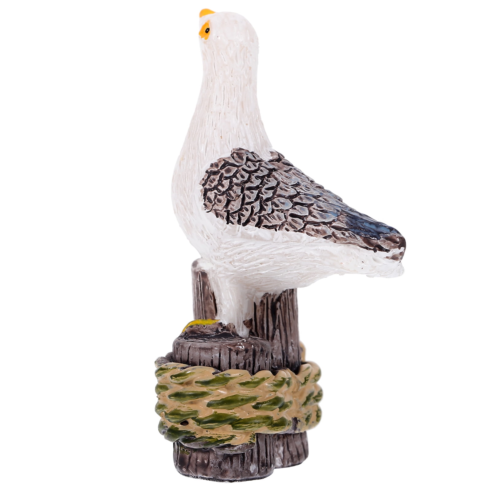 RENACLIPY 4pcs Resin Seagull Bird Figure Assorted Colors for Home Room ...