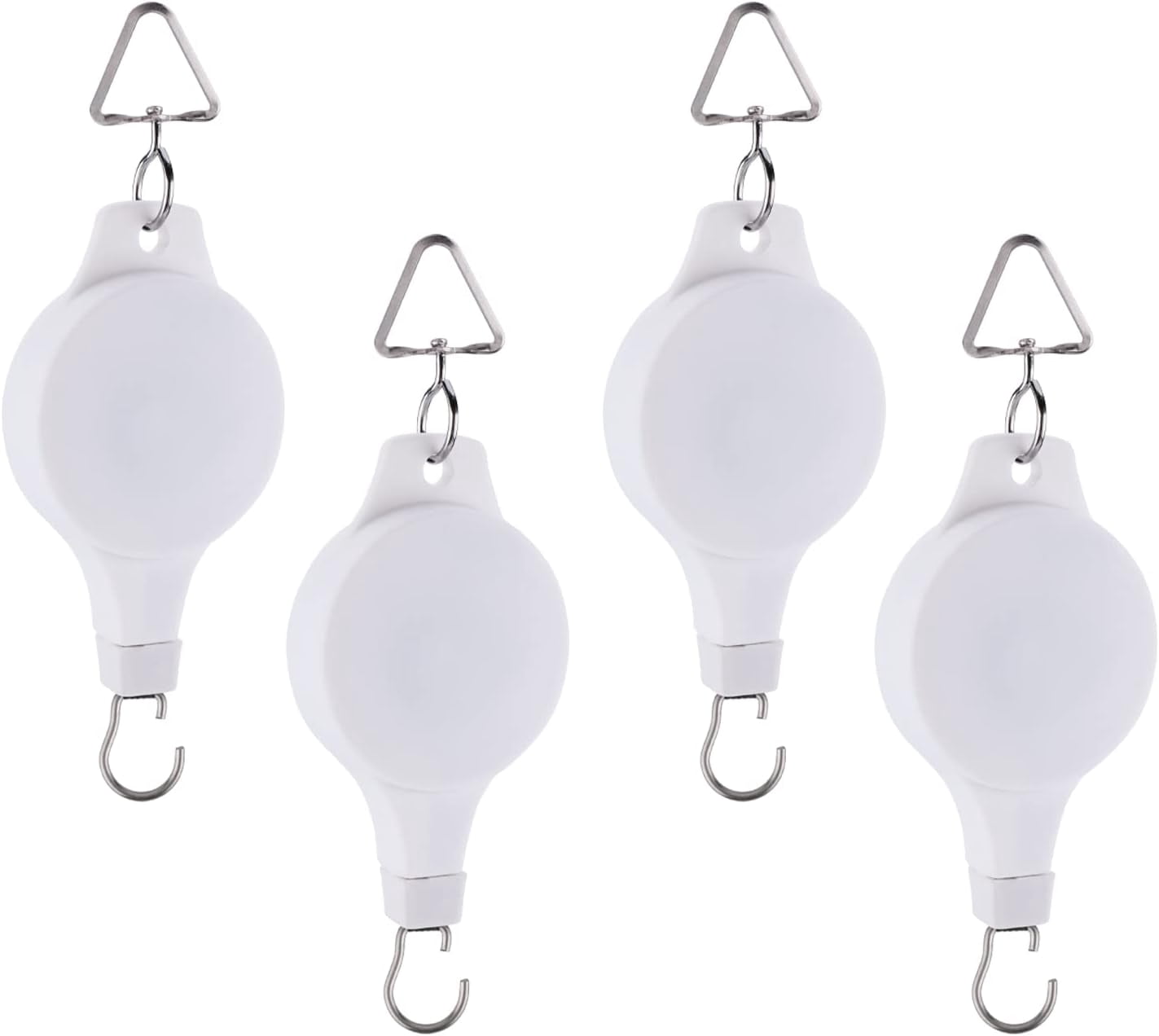 4pcs Retractable Plant Hanger, Adjustable Plant Hook for Hanging Plants ...