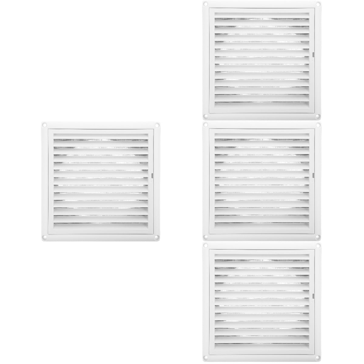 4pcs Return Air Grille Plastic Air Vent Grille Ventilation Grille for ...