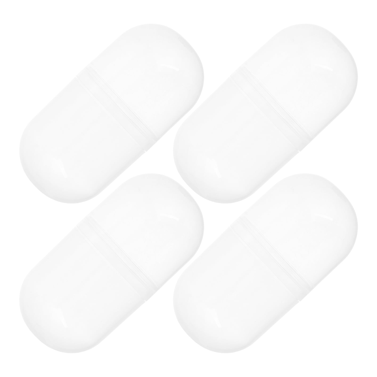 4pcs Reusable Clear Plastic Empty Shells For Vending Machine Toy ...