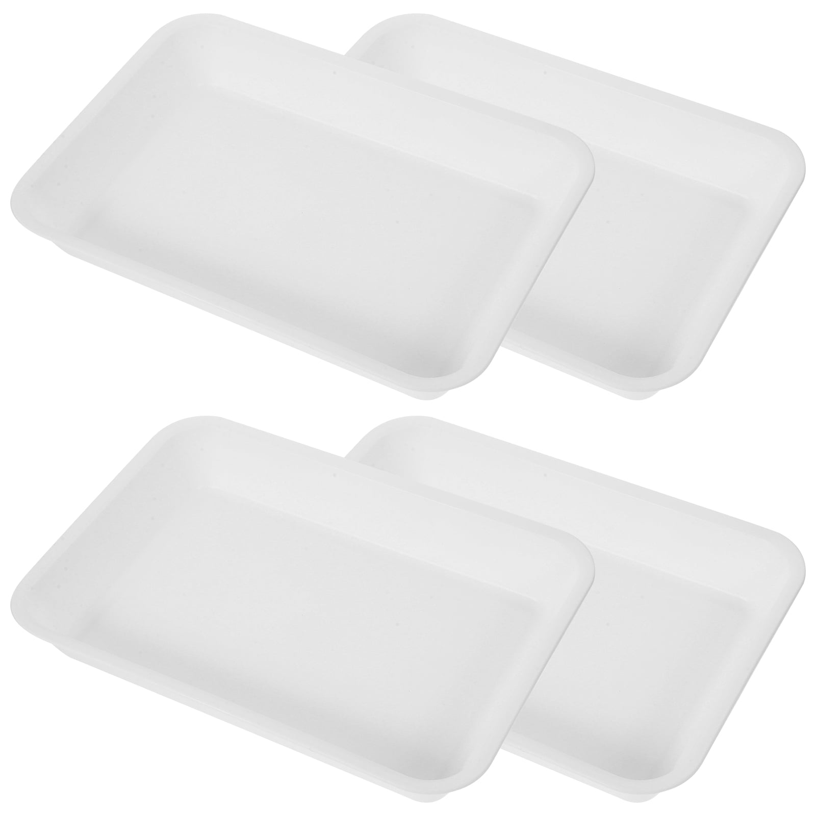 4pcs Reusable Serving Tray Food Platter Serving Platter Cookie Tray ...