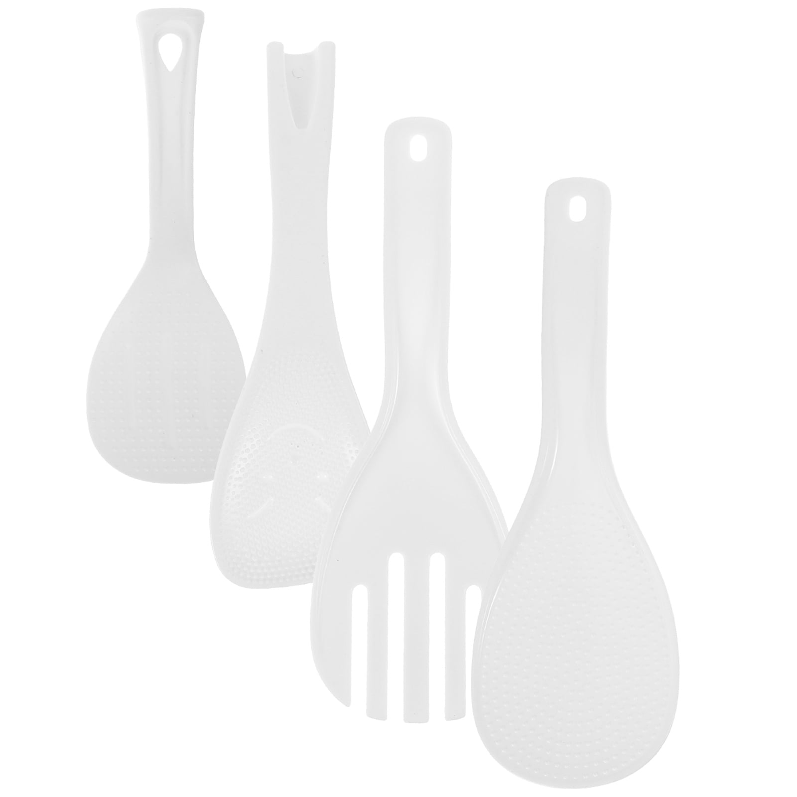 Eease 4pcs Rice Paddle Standing Rice Spatula Nonstick Rice Spoon Paddle ...