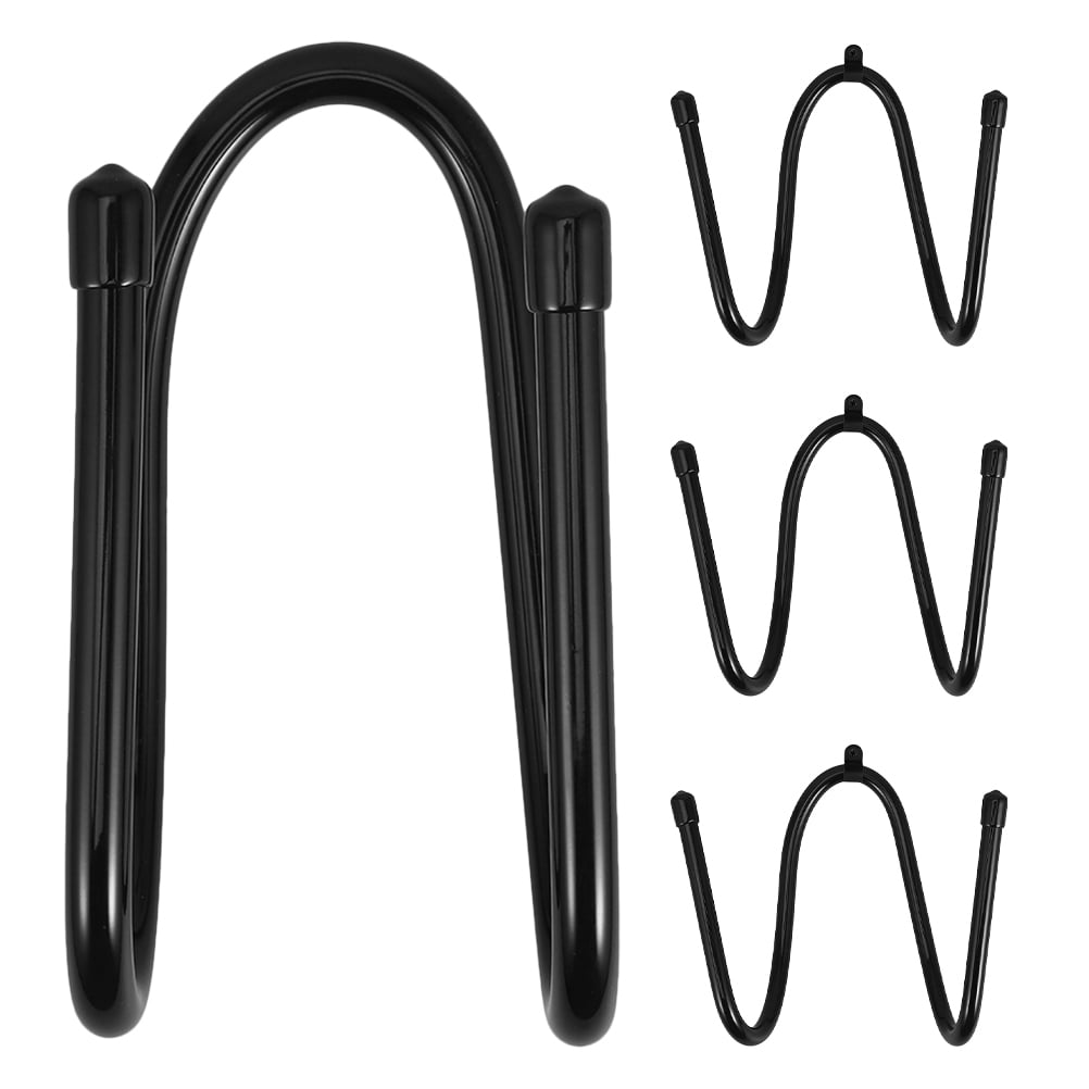 KALLORY Rolling Pin Rack Iron Black For Kitchen Use 4Pcs 5.9X4.7X3.3In ...