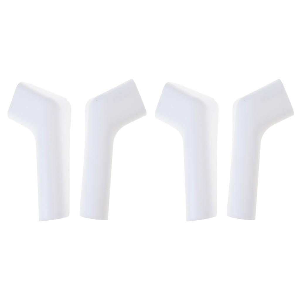 4pcs Roof Gutter Spouts Extender 2 Left 2 Right Long Version Extended ...