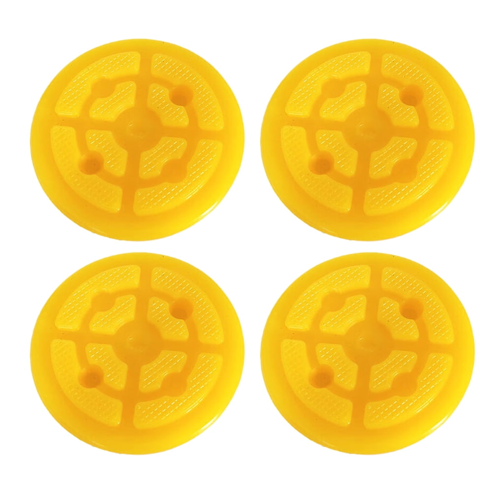 4pcs Round Auto Lift Platform Pad Heavy Duty Rubber Lifting Platform ...
