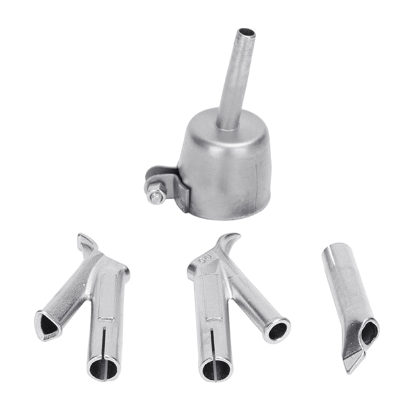4pcs Round-Triangle Y Shape Nozzle for Welding Plastic Hot Air-Gun Kit ...