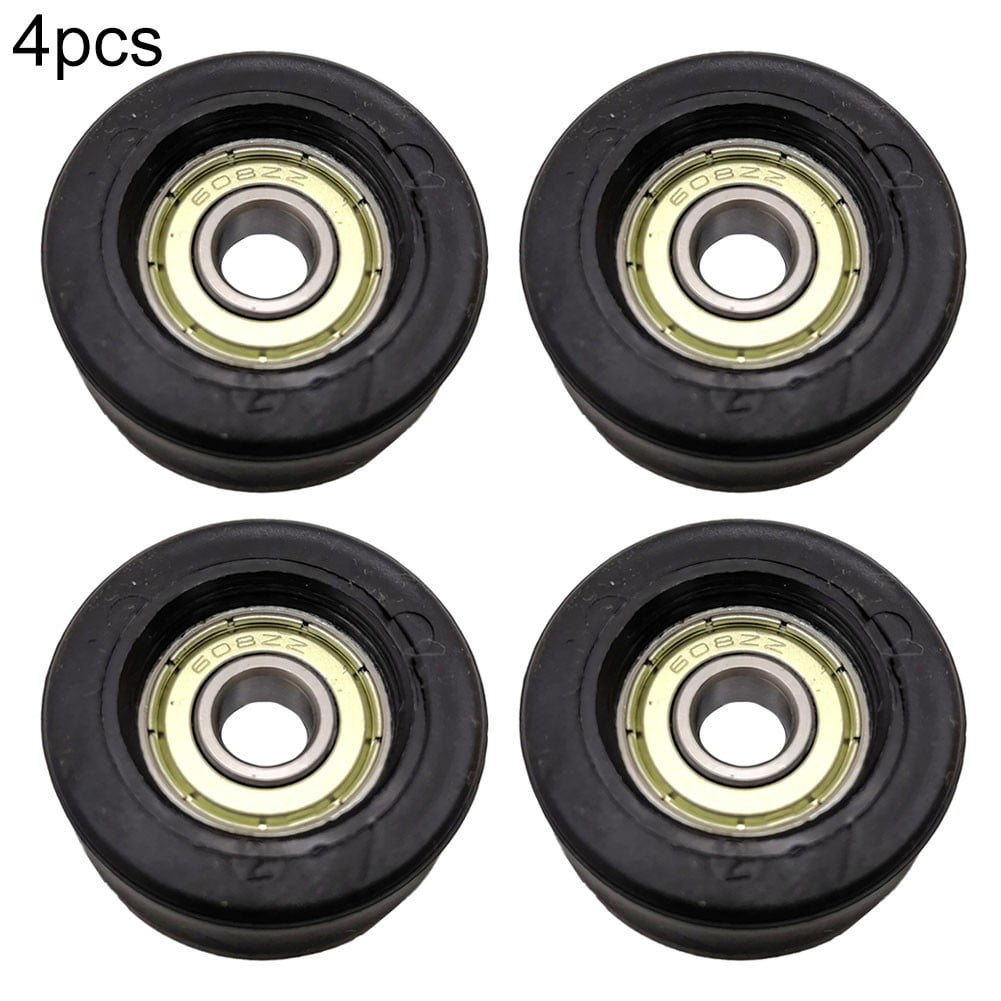 4pcs Rowing Machine Seat Wheels with Bearings Fitness Equipment Pulley ...