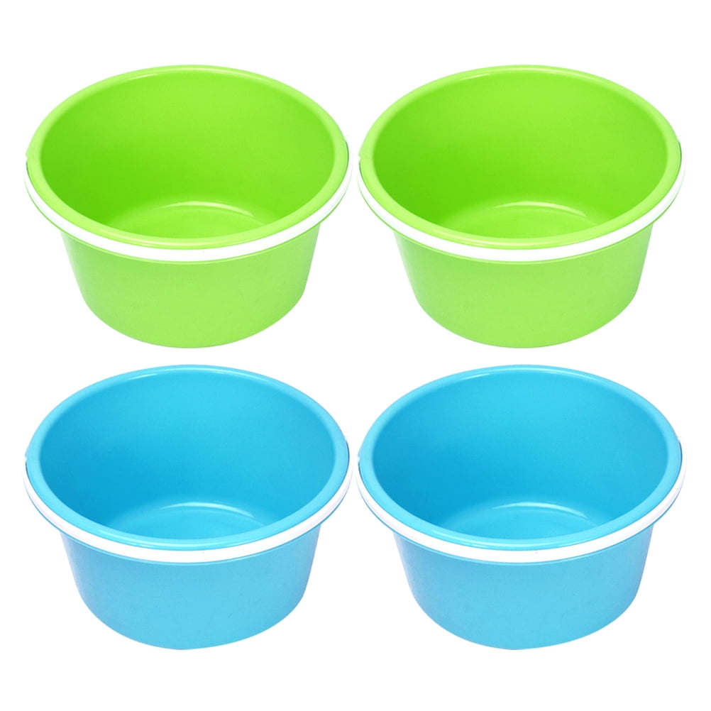 4pcs Sand Bucket Plastic Beach Pail Bucket Seaside Bucket Playthings ...