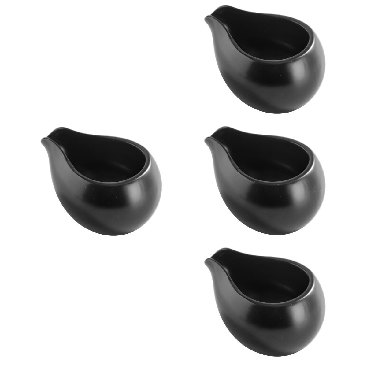 4pcs Sauce Pitcher Small Milk Kettle Coffee Syrup Dispenser Milk ...