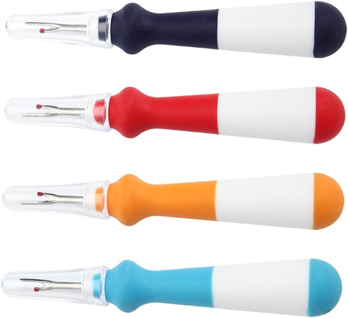 4pcs Seam Ripper Plastic Cutter Sewing Machine Threader Needle Threader ...
