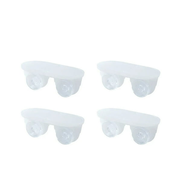 4pcs Self-Adhesive Caster Wheels For Storage Box Furniture Trash Can ...