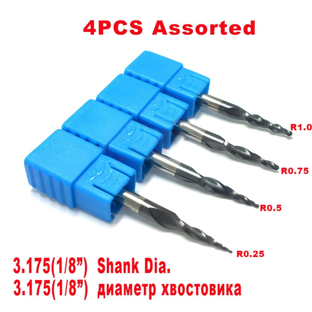 Taper Ball Nose End Mill