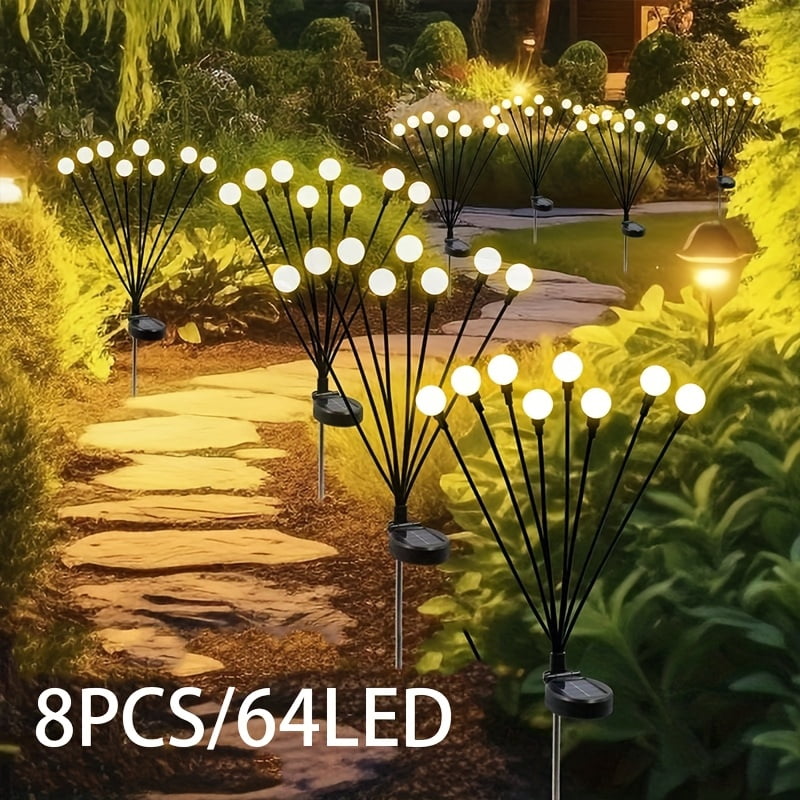 4pcs Set Of 32 LED Solar Outdoor Lawn Decoration Lights, Suitable For ...