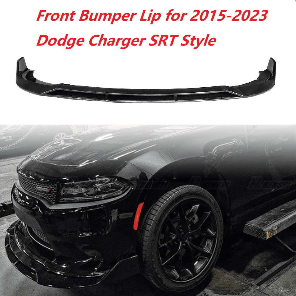 4pcs Set Front Bumper Lip for 2015-2023 Dodge Charger SRT Style Bumper ...