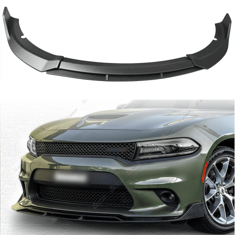 4pcs Set Front Bumper Lip for 2015-2023 Dodge Charger SRT Style Bumper ...