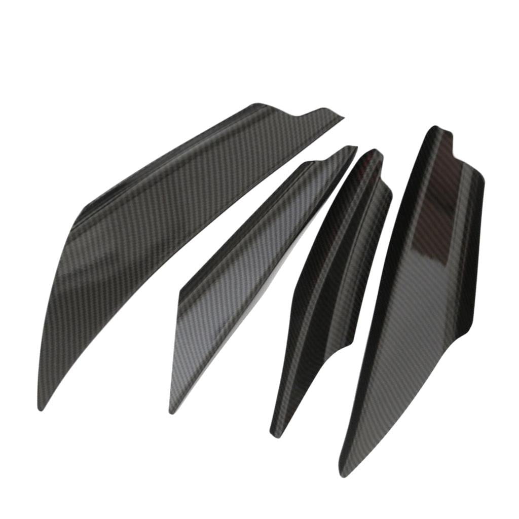 4pcs/Set Universal Fiber Front Bumper Body Spoiler Canards Splitter ...
