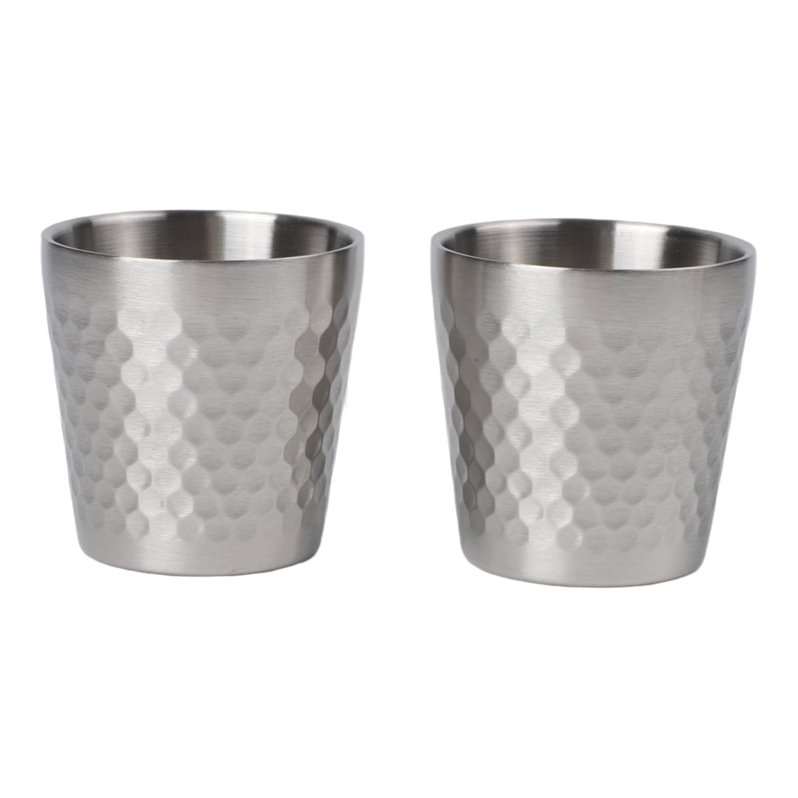 4pcs Set of 175ml Double Layer Stainless Steel Cups Stackable Insulated ...