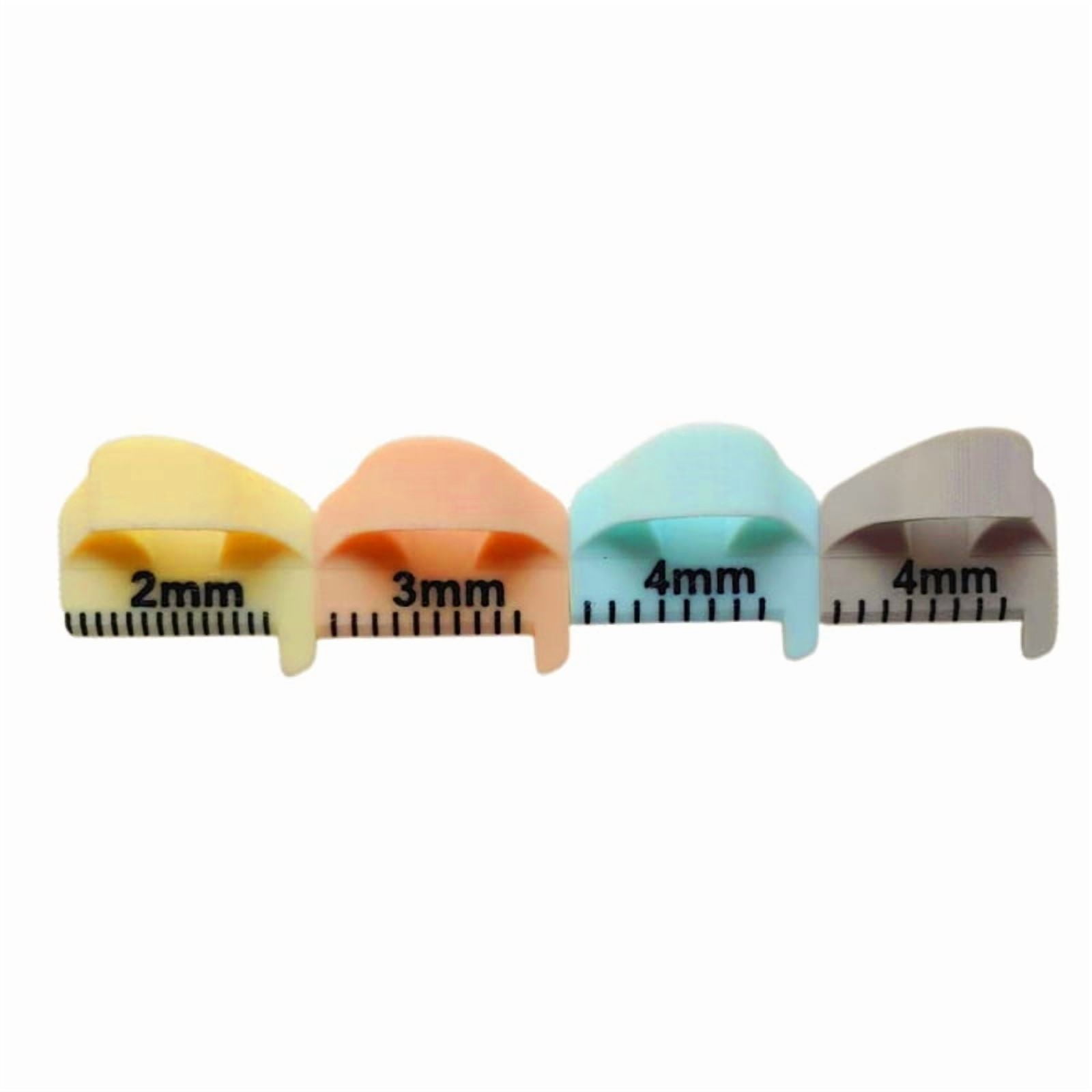 4pcs Sewing Finger Ruler for Even Stitches, Mini Sewing Measuring Gauge ...